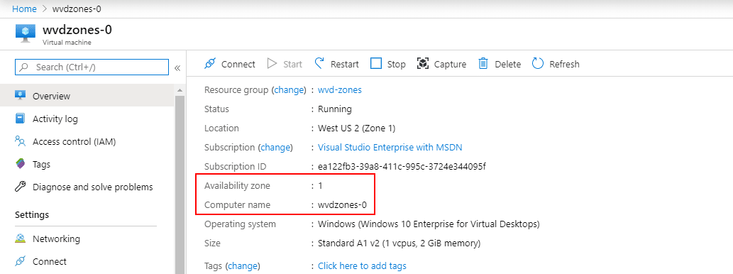 Setting up Windows Virtual Desktop in Availability Zones – NillsF blog