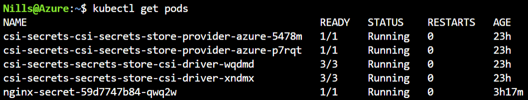 Accessing Key Vault Secrets In Kubernetes Using The Key Vault Csi Driver Nillsf Blog
