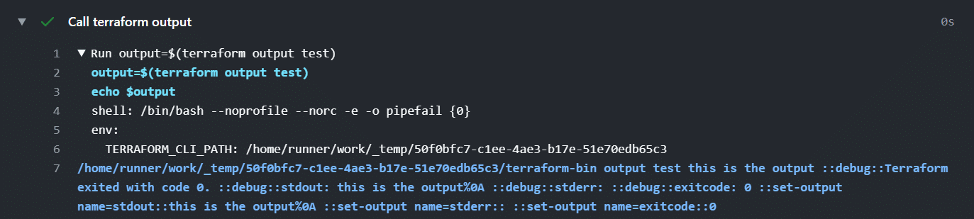 How To Use ‘terraform Output In A Github Action Nillsf Blog 