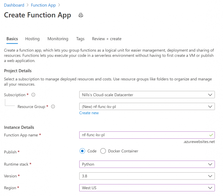 Connect Azure Functions Securely To Key Vault Using Vnet Integration And Private Link Nillsf Blog