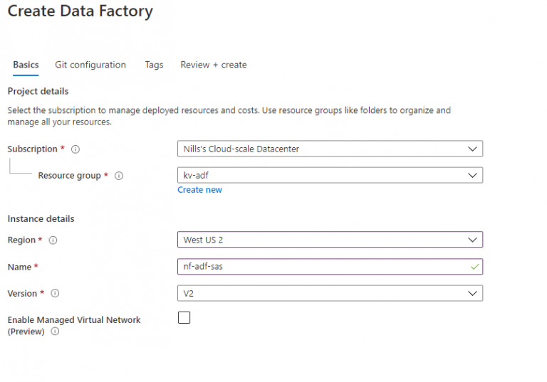 Using Key Vault managed storage accounts and SAS tokens in Azure Data ...