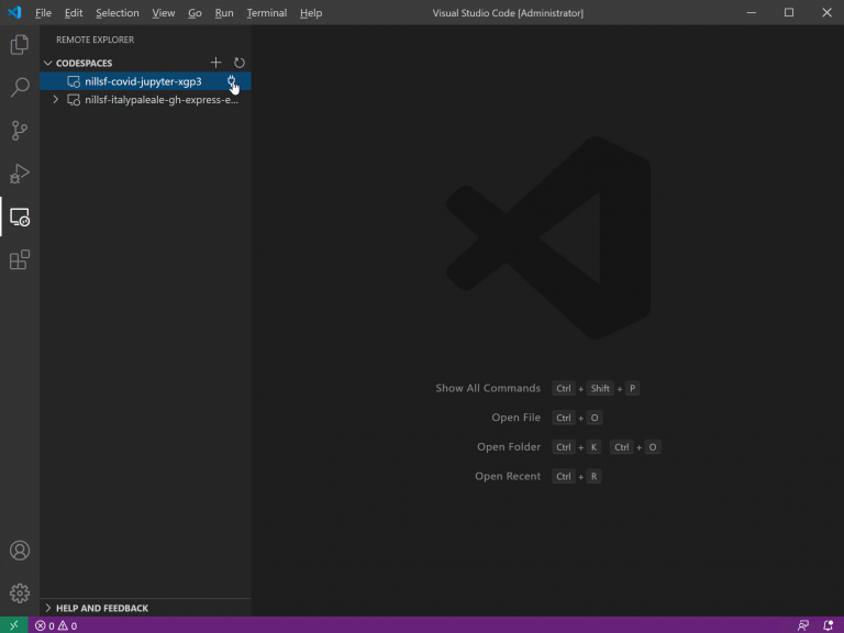How to connect GitHub Codespaces to a local Visual Studio Code – NillsF ...