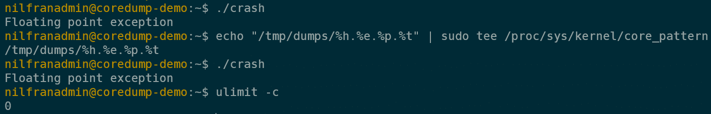 Customize core dump in Azure Kubernetes – NillsF blog