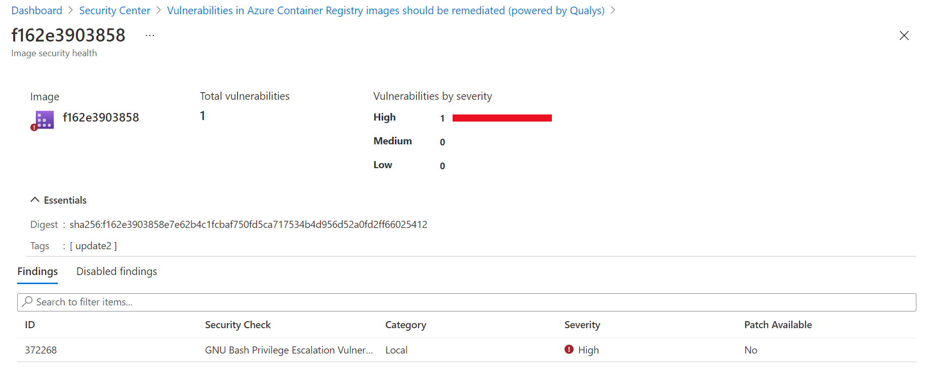 Image Security Scanning In Azure Container Registry Nillsf Blog