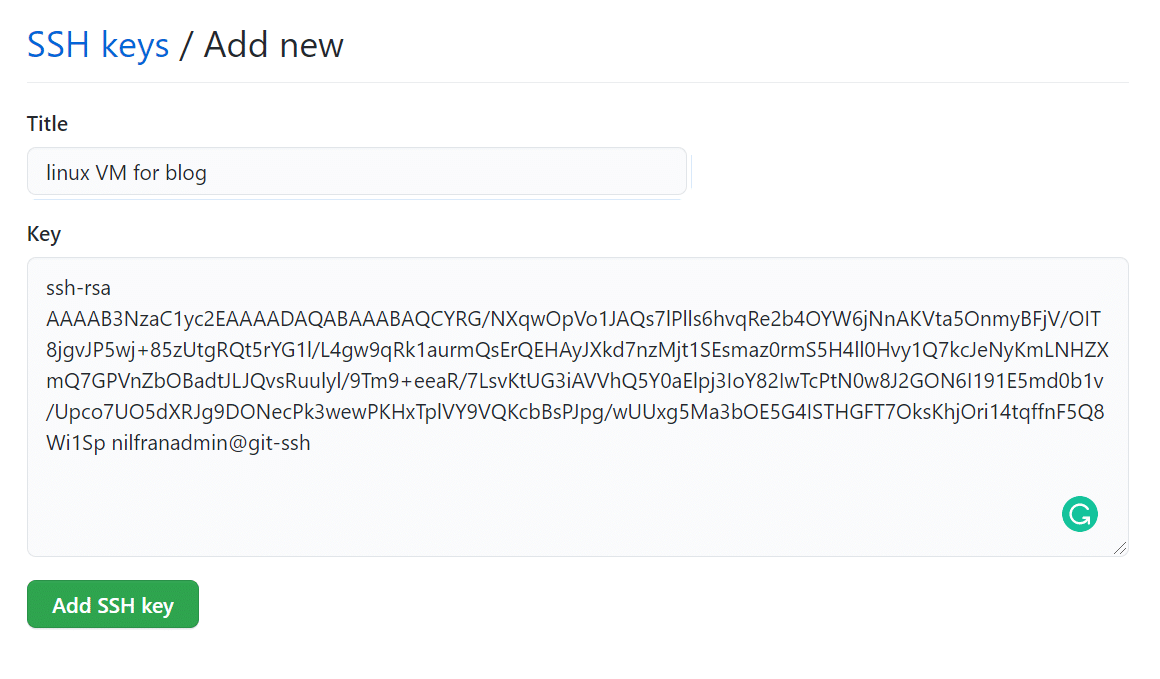 Github Sso Using Password Protected Ssh Keys Nillsf Blog 6903