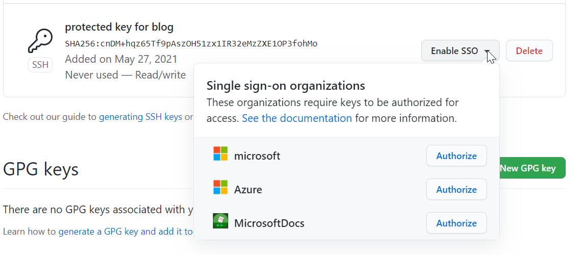 Github Sso Using Password Protected Ssh Keys Nillsf Blog