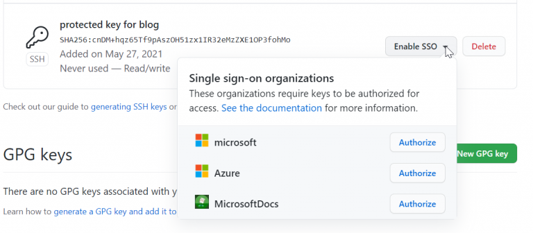 Github Sso Using Password Protected Ssh Keys Nillsf Blog 2938
