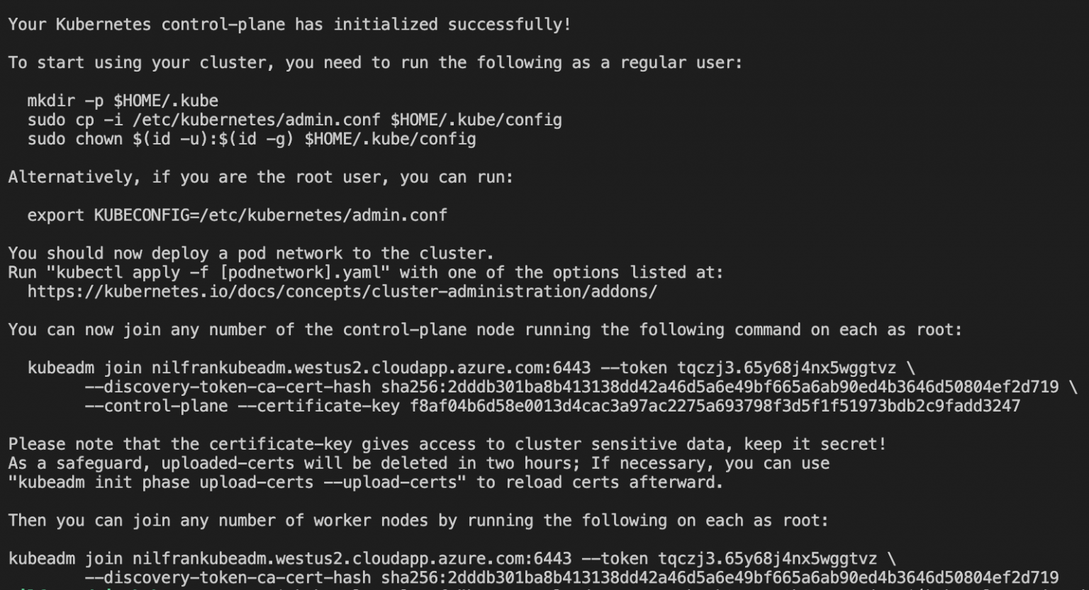 Setting Up Kubernetes On Azure Using Kubeadm Nillsf Blog