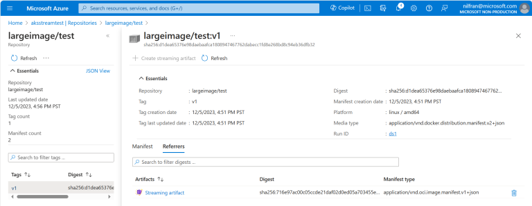 ️ Cut Image Pull Times with AKS Artifact Streaming – NillsF blog